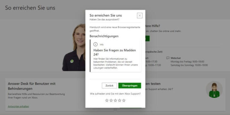 Xbox Support: Hilfe per Chat, Hotline oder E-Mail