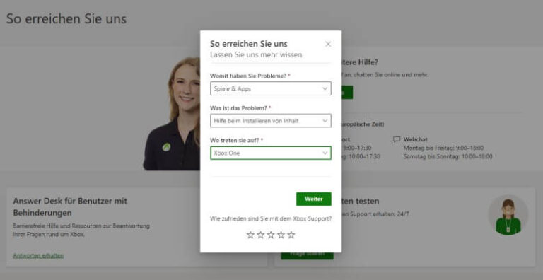 Xbox Support: Hilfe per Chat, Hotline oder E-Mail
